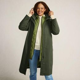 LANDS' END 4-in-1-Mantel f&uuml;r Damen, Damen, size: regular, Rot, Polyester, by Lands' End