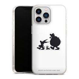DeinDesign iPhone 13 Pro Handy Silikon H&uuml;lle Case transparent Handyh&uuml;lle Official Licensed Product Obelix Asterix Silikon Case