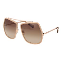 MaxMara Max Mara Beige Metallsonnenbrille