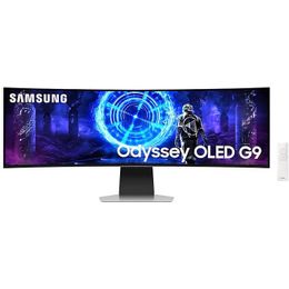 Samsung Curved-Gaming-OLED-Monitor "S49DG954SU", B:119,47cm H:36,5cm T:18,08cm, silber, Monitore