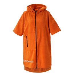Badeponcho Bruno Banani, L:120cm, orange, Frottier, Hausm&auml;ntel, "Daniel, ideal f&uuml;r Sauna, Spa & im Urlaub, Damen & Herren", Surfponcho, 100%
