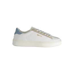 GAS Wei&szlig;e Polyurethan Herren Sneaker