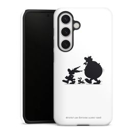 DeinDesign Galaxy S24 Handy Panzer Handyh&uuml;lle robuste Outdoor H&uuml;lle Schutzh&uuml;lle matt Official Licensed Product Obelix Asterix Tough Case