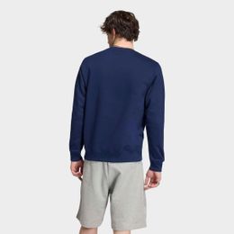 Herren Sweatshirt "TREFOIL ESSENTIALS CREW", blau, Gr. XXL, adidas originals, Obermaterial: 82% Baumwolle, 18% Polyester, Sweatshirts, mit