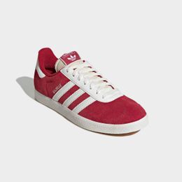 Herren Sneaker "GAZELLE", adidas originals, Gr. 41, rot, Leder, Synthetik, Schuhe