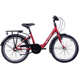 S'COOL S&rsquo;COOL Kinderfahrrad "S'COOL chiX", 29cm, 20 Zoll (50,80cm), wei&szlig;, Fahrr&auml;der