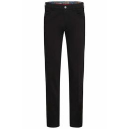 MEYER Herren Chinohose "Diego", schwarz, Gr. 94, uni, Obermaterial: 97% Baumwolle CO. 3% Elasthan EL., Hosen, mit Stretch-Dehnbund