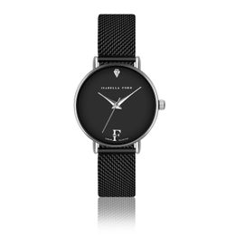 ISABELLA FORD Damen Quarzuhr "FC1-B044B", schwarz, Armbanduhren