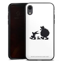 DeinDesign iPhone Xr Handy Silikon H&uuml;lle Case schwarz Handyh&uuml;lle Official Licensed Product Obelix Asterix