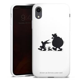 DeinDesign iPhone Xr Handy Silikon H&uuml;lle Case wei&szlig; Handyh&uuml;lle Official Licensed Product Obelix Asterix Silikon Case