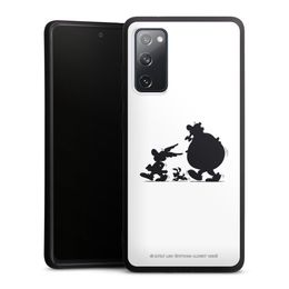 DeinDesign Galaxy S20 FE 5G Handy Premium Silikon H&uuml;lle Handyh&uuml;lle schwarz Case Official Licensed Product Obelix Asterix Silikon Premium Case