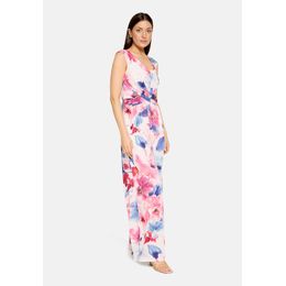 Vera Mont Damen Overall "Damen mit Raffung", bunt, Gr. 40, Jersey, Obermaterial: 95% Polyester, 5% Elasthan. Futter: 100% Polyester, Overalls
