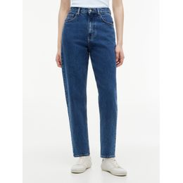 Tommy Jeans Damen Mom-Jeans "MOM JEAN UH TPR RW"denim medium, Gr. 33, Denim/Jeans, Obermaterial: 99% Baumwolle, 1% Elasthan, Jeans, Ultra High Waist,