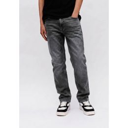 STACCATO Kinder 5-Pocket-Jeansgrau denim, Gr. 164, unifarben, Denim/Jeans, Obermaterial: 80% Baumwolle, 19% Polyester, 1% Elasthan, Jeans, mit