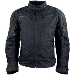 Roleff Motorradjacke "RIGA", L, schwarz, Jacken, Mit Sicherheitsstreifen