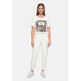 Betty Barclay Damen Kurzarmshirt "Damen mit Aufdruck", wei&szlig;, Gr. 42, Jersey, Obermaterial: 95% Baumwolle, 05% Elasthan, Shirts