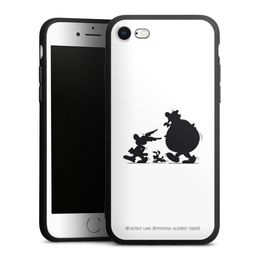 DeinDesign iPhone 8 Handy Premium Silikon H&uuml;lle Handyh&uuml;lle schwarz Case Official Licensed Product Obelix Asterix Silikon Premium Case