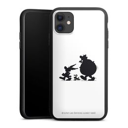 DeinDesign iPhone 11 Handy Premium Silikon H&uuml;lle Handyh&uuml;lle schwarz Case Official Licensed Product Obelix Asterix Silikon Premium Case