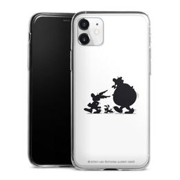 DeinDesign iPhone 11 Handy Slim Case Silikon Handyh&uuml;lle transparent H&uuml;lle extra d&uuml;nn Official Licensed Product Obelix Asterix Silikon Slim Case