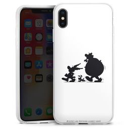 DeinDesign iPhone Xs Max Handy Silikon H&uuml;lle Case transparent Handyh&uuml;lle Official Licensed Product Obelix Asterix Silikon Case