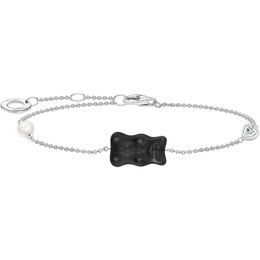 Thomas Sabo Damen Thomas Sabo Armband &raquo;Thomas Sabo x HARIBO Schmuck: Armband mit Goldb&auml;r&laquo; mit Kristallglas, Zirkonia (synth.) - mit 
