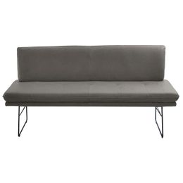 K+w Komfort & Wohnen K+W Komfort & Wohnen Polsterbank 1 Stk. tlg. Polsterbank in Spitzkissenoptik, Sitzsteppung, in 2 Gr&ouml;&szlig;en w&auml;hlbar grau B/H/T: 172cm x 87cm x 65cm, Leder