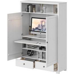 OTTO home W&auml;scheschrank &raquo;Gotland! Home Office Schrank, Mehrzweckschrank, B&uuml;roschrank&laquo; H/B/T ca. 180/125/40cm, mit Ausziehregal, Schublade, stabil + 