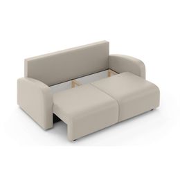 OTTO home 3-Sitzer &raquo;JIGGS wahlweise Schlafsofa mit Bettkasten, Ma&szlig;e B/H/T: 228/96/110 cm&laquo; Sofa mit Wellenunterfederung, enth&auml;lt 2 R&uuml;ckenkissen und 2 