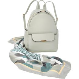 CR&Eacute;ATION L Damen Rucksack mit Tuch gr&uuml;n Gr&ouml;&szlig;e 0