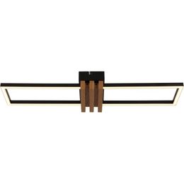 Globo LIGHTING Deckenleuchte &raquo;DAKARI I&laquo; LED-Modul 1 Stk. Warmwei&szlig; Deckenlampe Wohnzimmer-Leuchte Schlafzimmer-Leuchte Flur K&uuml;che H: 6,6cm, 1 Stk.