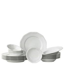 Rosenthal Tafelservice Maria weiss, Wei&szlig;, Keramik, 18-teilig, 40x30x30 cm, Essen & Trinken, Geschirr, Geschirr-Sets, Tafelservice