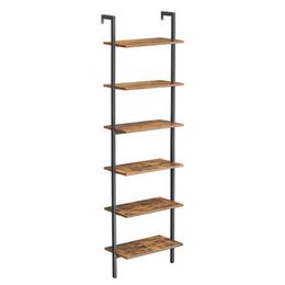 Boxxx Regal, Braun, Schwarz, Holzwerkstoff, Vintage, 6 F&auml;cher, 60x204.8x30 cm, stehend, in verschiedenen Gr&ouml;&szlig;en erh&auml;ltlich, Wohnzimmer, Regale, B&uuml;cherregale