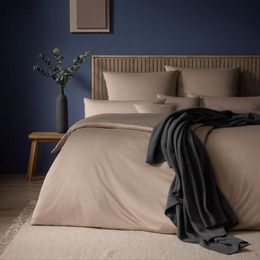 Estella Bettw&auml;sche &raquo;Takoma&laquo; beige Mako-Interlock-Jersey, Obermaterial: 100% Baumwolle B/L: 155cm x 220cm, 1 Stk., 1 Stk., Mako-Interlock-Jersey, B/L: 80cm x 