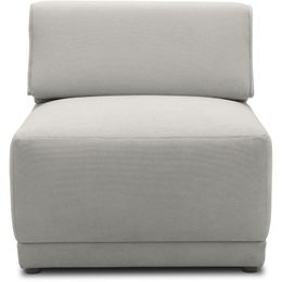DOMO collection Sofaelement &raquo;800007&laquo; R&uuml;ckenkissen aufstellbar, unendlich erweiterbar grau 95% Polyester, 5%Polyamid Microfaser hochflorig, Mit 