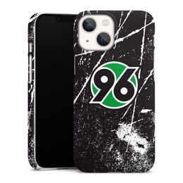 DeinDesign iPhone 13 Mini Handy Premium Case Smartphone Handyh&uuml;lle Schutzh&uuml;lle matt Coat Of Arms H96 Hannover 96 Premium Case