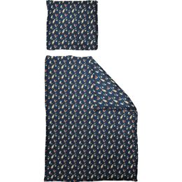 Adam Kinderbettw&auml;sche &raquo;Space&laquo; 2 Stk. GOTS zertifiziert - aus Bio-Baumwolle blau Renforc&eacute;, Obermaterial: 100% Baumwolle B/L: 100cm x 135cm, 1 Stk., 1 Stk., 
