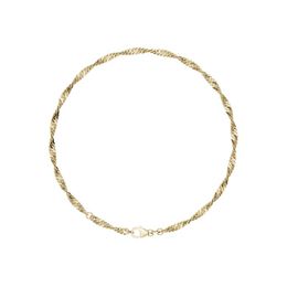 Firetti Fu&szlig;kette &raquo;Schmuck Geschenk Silber 925 K&ouml;rperschmuck Gold o. Ros&egrave; Singapurkette&laquo; Made in Germany gold Silber 925 (Sterlingsilber) Fu&szlig;kette