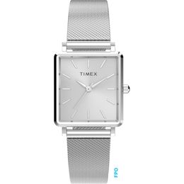Timex Damen Quarzuhr &raquo;TRANSCEND&laquo; Armbanduhr, Damenuhr, Edelstahlarmband, analog silber Einheitsgr&ouml;&szlig;e