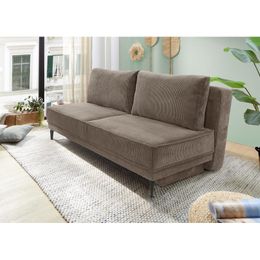 Jockenh&ouml;fer Schlafsofa &raquo;Maestro, B: 203 cm, Liegefl. 161x200 cm, Dauerschl&auml;fer&laquo; mit Schlaffunktion & Bettkasten, Tonnentaschenfederkern braun Korpus: 100% 