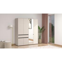 Home Affaire Kleiderschrank &raquo;Corbett, grifflose Optik, FSC-zertifziert, Made in Europe&laquo; 138 oder 182,5cm breit, 211cm hoch und 54,5cm tief, mit 