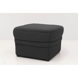 DOMO collection Hocker &raquo;Montana&laquo; schwarz B/H/T: 60cm x 40cm x 60cm, Kunstleder SOFTLUX