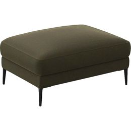 FLEXLUX Pouf &raquo;Belle Polsterhocker, Sitzhocker,&laquo; Skandinavisches Design, In hochwertiger Verarbeitung gr&uuml;n B/H/T: 95cm x 43cm x 73cm, Velvet
