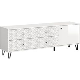 Home Affaire Lowboard &raquo;VICENZA, Breite 164cm, 1 T&uuml;r, 1 Einlegeboden, 2 F&auml;cher, 2 Schubk&auml;sten&laquo; Kommode, Schrank, Anrichte, Board, Wohnzimmerschrank 