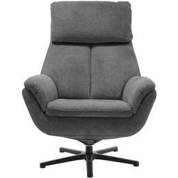 Die PlanBar Relaxsessel &raquo;MP-RS20079&laquo; 360&deg; drehbar, Wippfunktion zus&auml;tzlich w&auml;hlbar, Kaltschaumpolsterung schwarz 100% recyceltes Polyester Flachgewebe