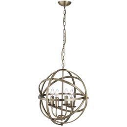 Searchlight H&auml;ngeleuchte &raquo;H&auml;ngeleuchte Orbit, 4-flammig&laquo; E14 1 Stk. Modernes Ambiente gold 4, &Oslash; 45cm H: 50cm, 1 Stk.
