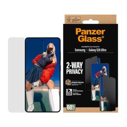 CARE by PanzerGlass Displayschutzglas &raquo;Ultra-Wide Fit 2-Way Screen Protector&laquo; f&uuml;r Samsung Galaxy S26 Displayschutzfolie, Schutzfolie, Bildschirmschutz