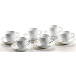 M&auml;ser M&Auml;SER Espressotasse &raquo;Colombia&laquo; sp&uuml;lmaschinenfest wei&szlig; Porzellan 80ml, 12 Stk.