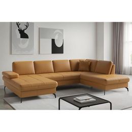 Sit & More sit&more Wohnlandschaft &raquo;Morris Jubi, Breite 300 cm&laquo; mit Armteilfunktion, optional mit Schlaffunktion B/H/T: 300cm x 83cm x 202cm, NaturLEDER , 