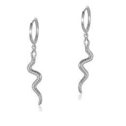 Firetti Damen Paar Creolen &raquo;Schmuck Geschenk Silber 925 Ohrschmuck Ohrringe Schlangen-Design&laquo; Made in Germany 11,7mm, Silber 925 (Sterlingsilber)