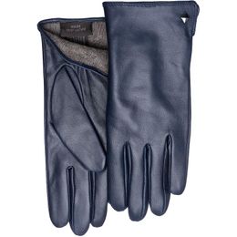 Pearlwood Damen Pearlwood Lederhandschuhe &raquo;Meg&laquo; dekorativer Rockstud - elastischer Bund - Seitenschlitz blau 7